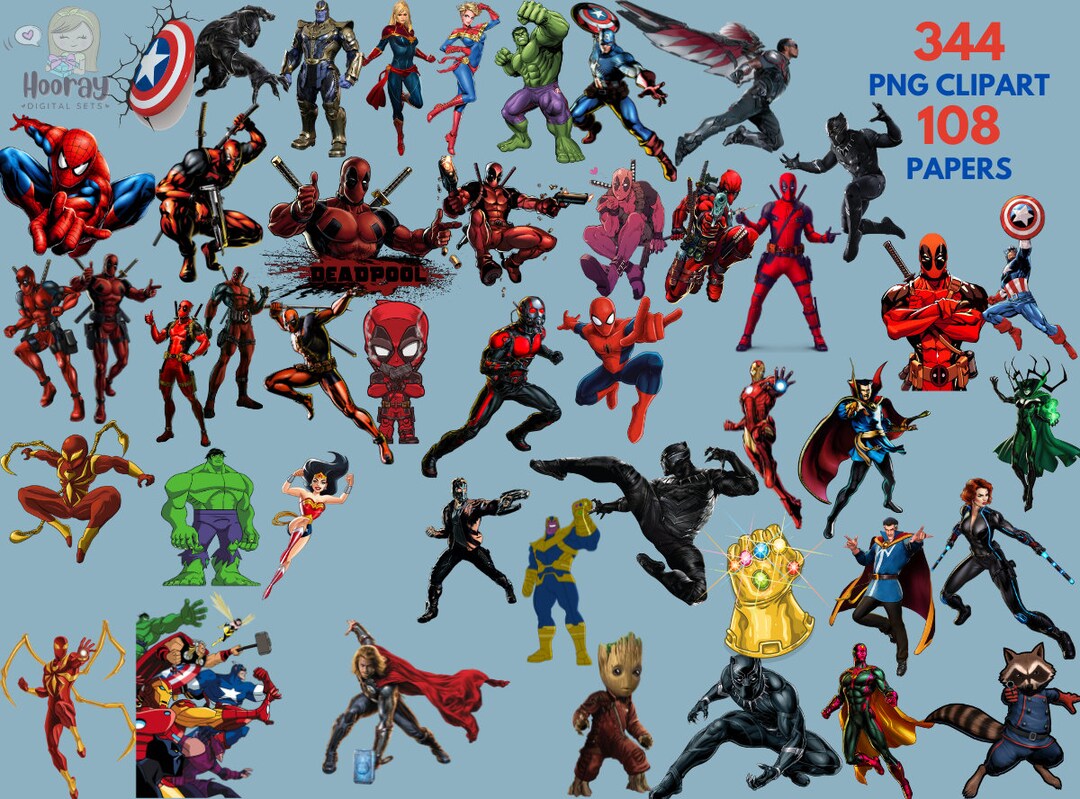 Mega Bundle Heroes PNG Mega Bundle Heroes Clipart Mega Bundle Heroes ...