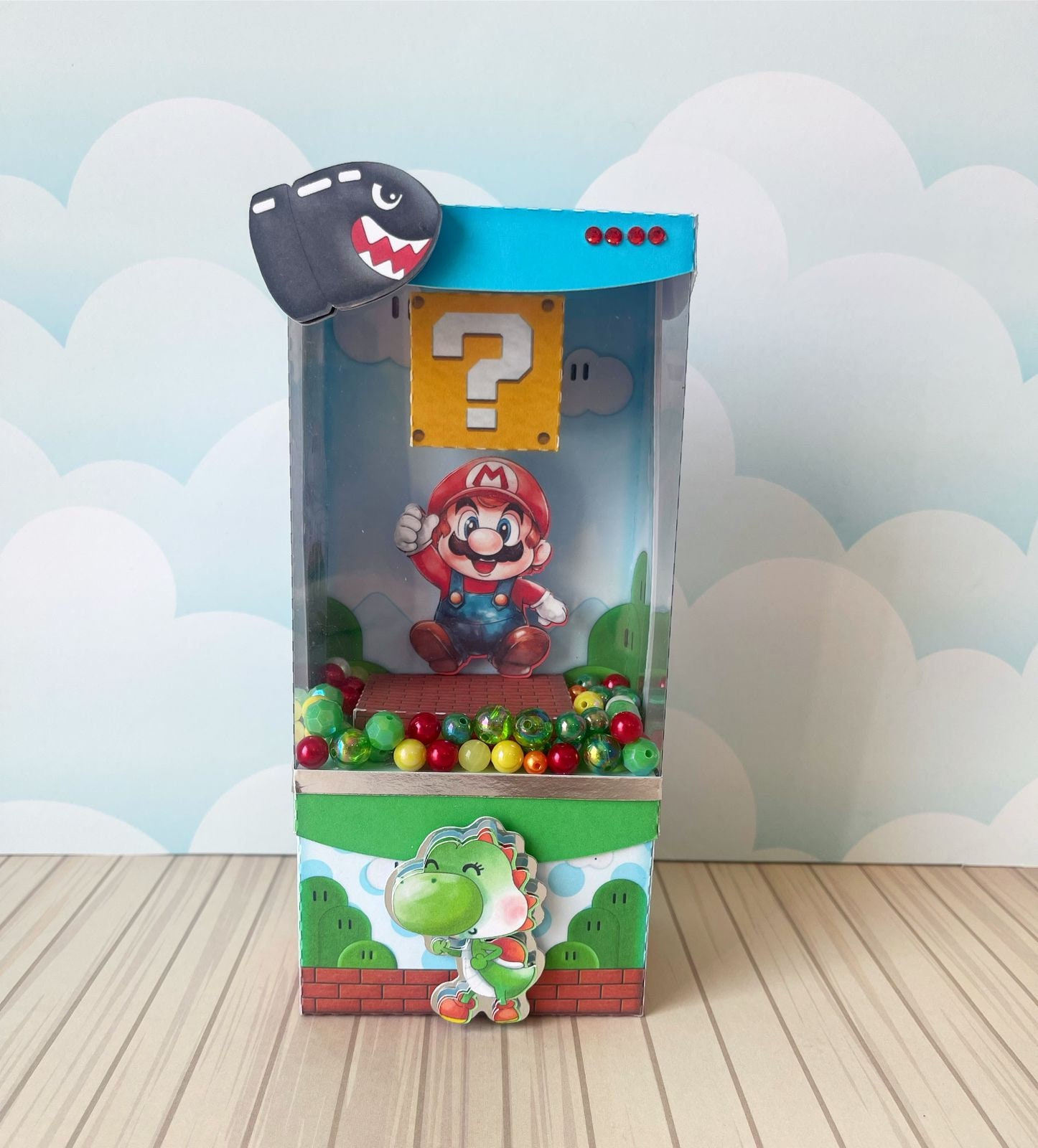 Mario Party Favors Boxes Personalized Party Supplies Tags - Etsy