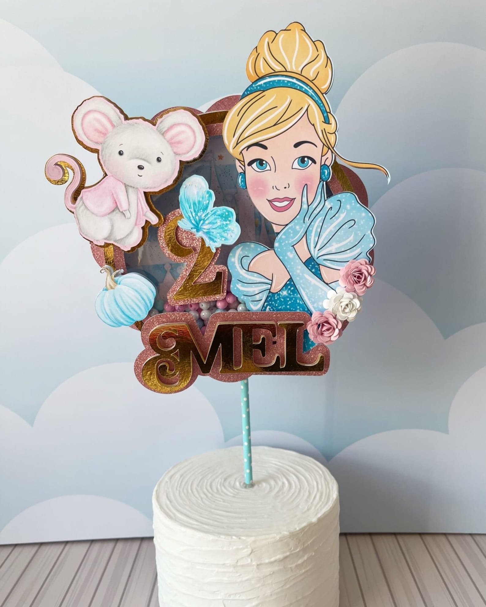 Cinderella - Favors Boxes Personalized, Party Supplies Tags Digital ...
