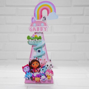 Gaaby's Dollhouse - Favors Boxes Personalized, Party Supplies Tags ...
