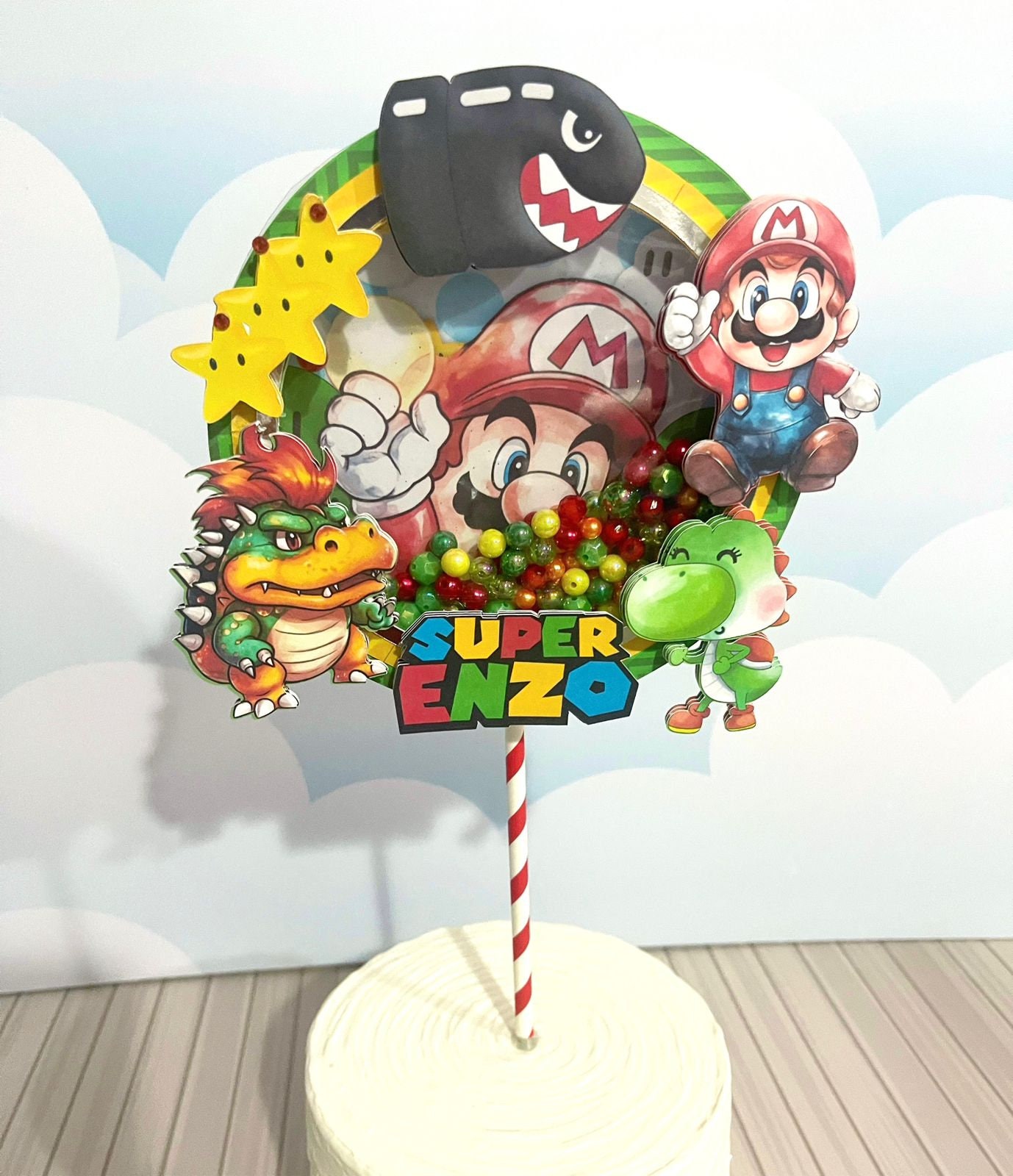 Mario Party Favors Boxes Personalized Party Supplies Tags - Etsy
