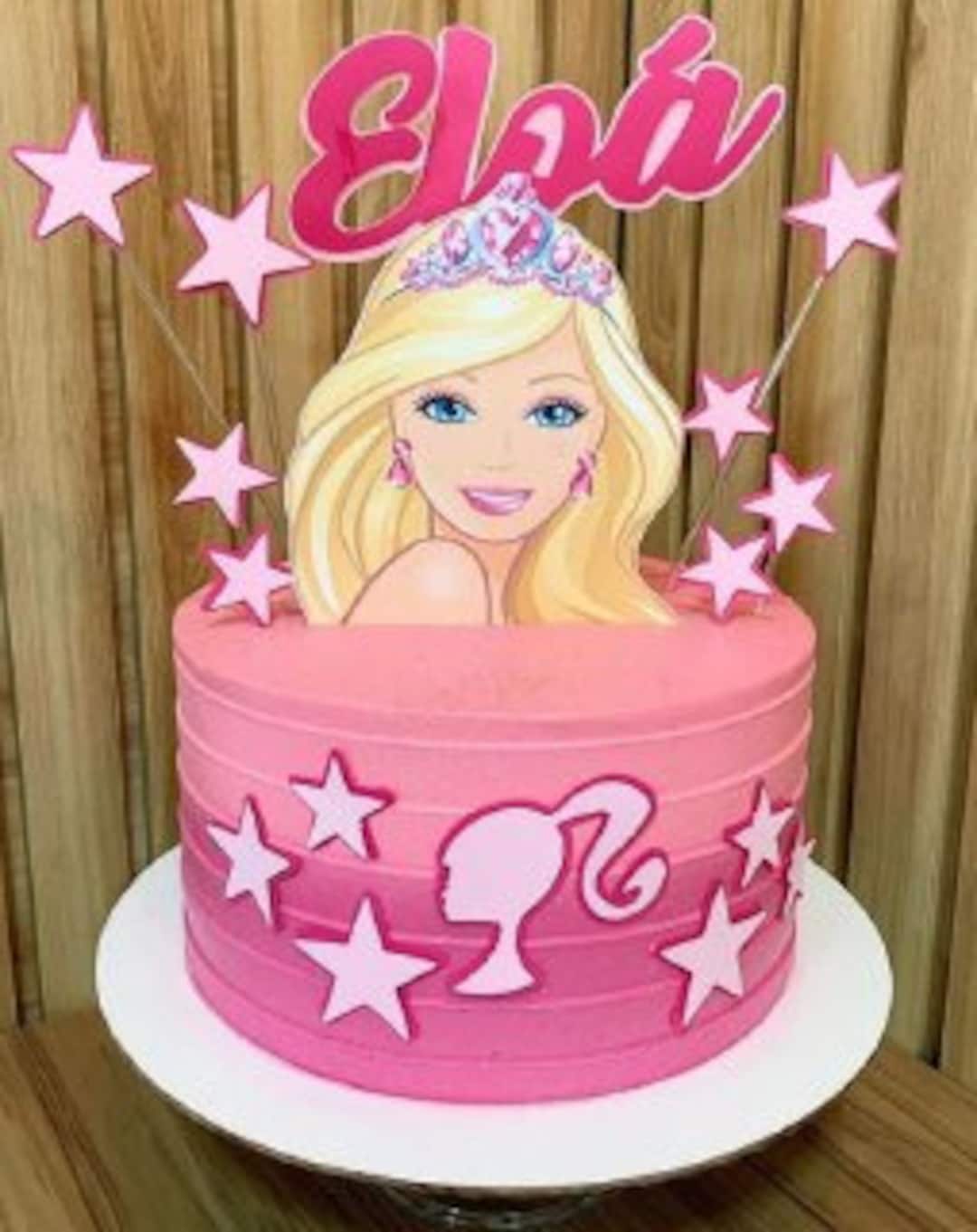 Bundle Blond Doll Cake Topper, 4 Cake Toppers INCLUDED - Instant ...