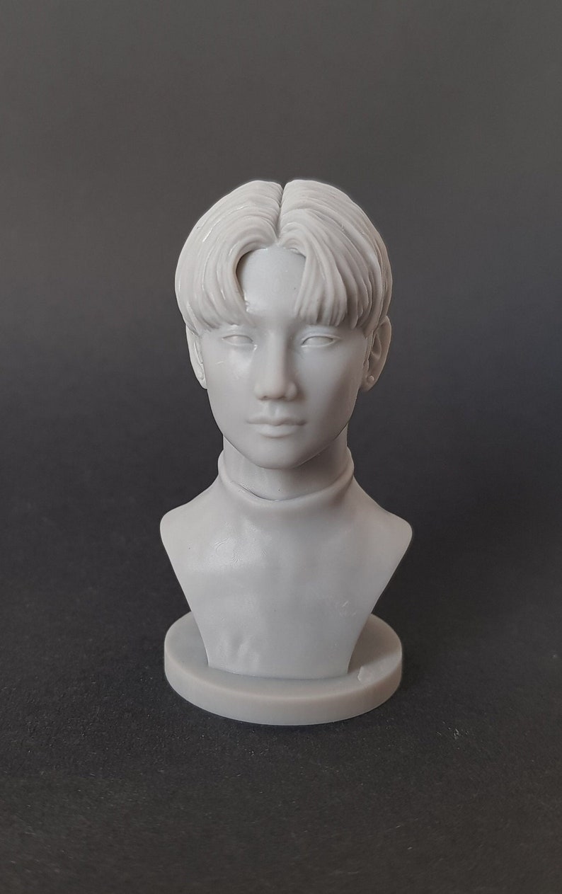 Kim Taehyung. 6 Cm Bust. BTS. Miniature Kpop Idol. Tae. Figure Fanart ...