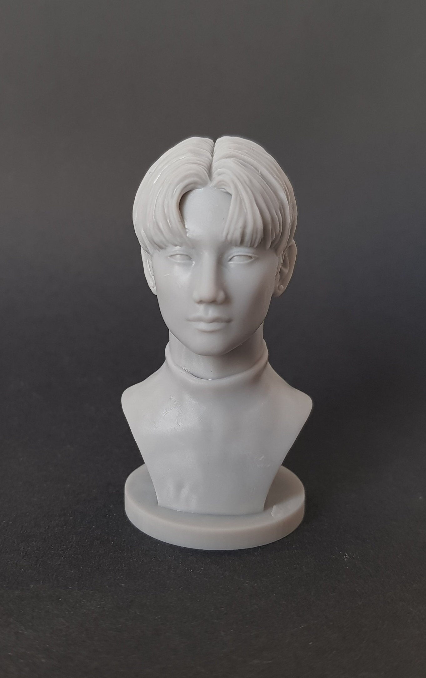 Kim Taehyung. 6 Cm Bust. BTS. Miniature Kpop Idol. Tae. Figure Fanart ...