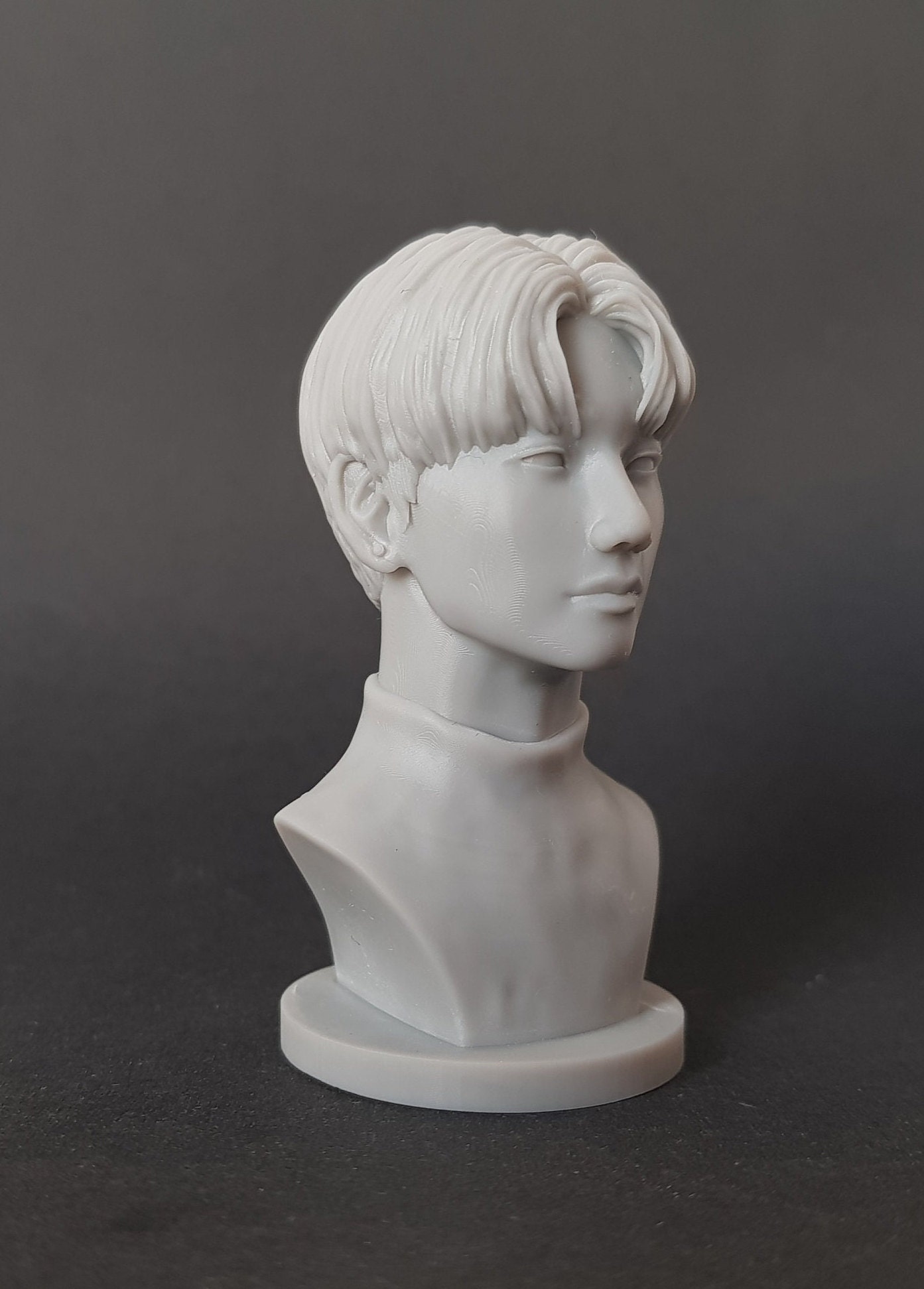 Kim Taehyung. 6 Cm Bust. BTS. Miniature Kpop Idol. Tae. Figure Fanart ...