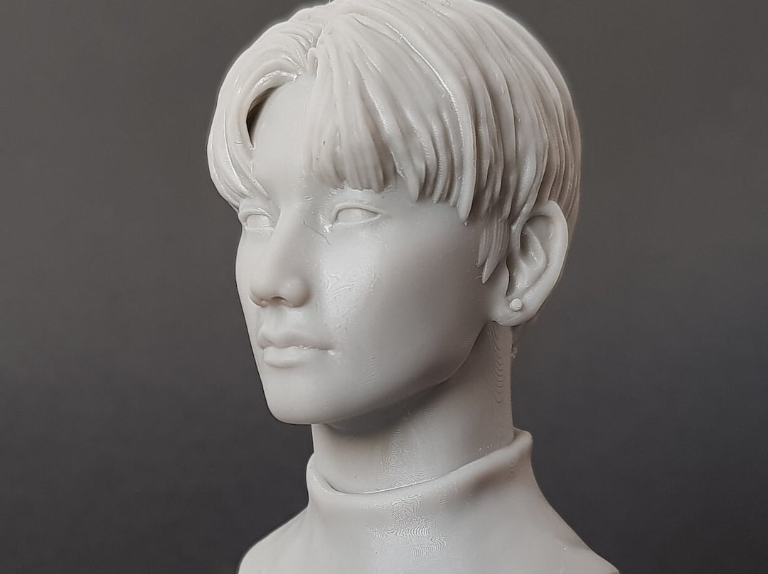 Kim Taehyung. 6 Cm Bust. BTS. Miniature Kpop Idol. Tae. Figure Fanart ...