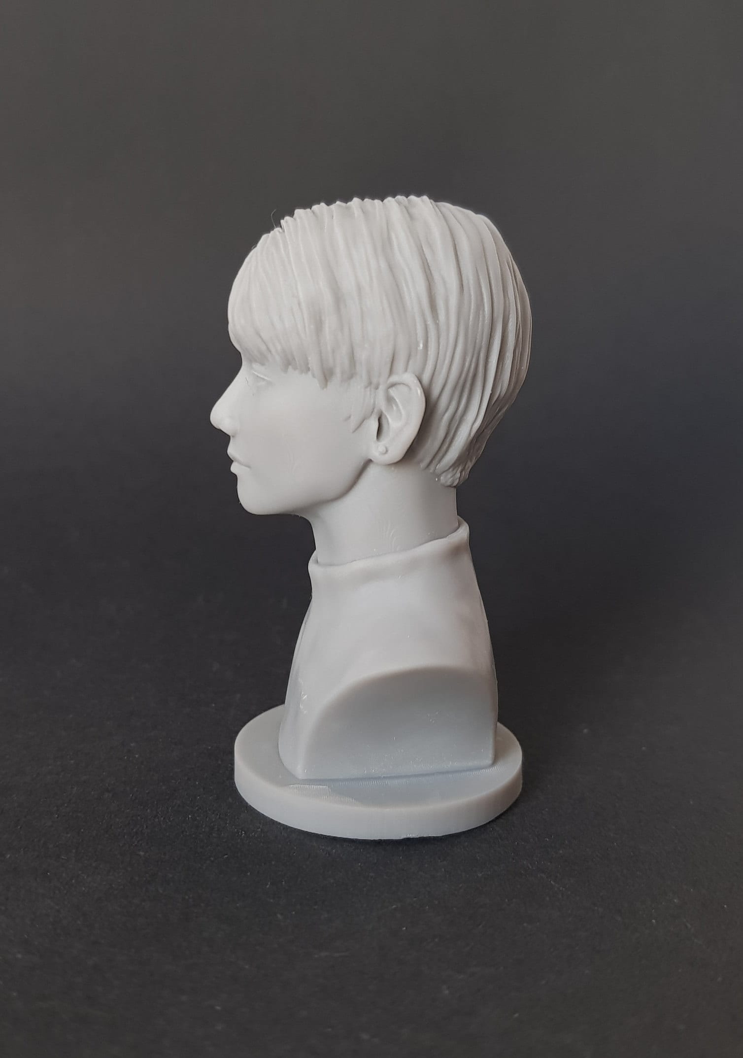 Kim Taehyung. 6 Cm Bust. BTS. Miniature Kpop Idol. Tae. Figure Fanart ...
