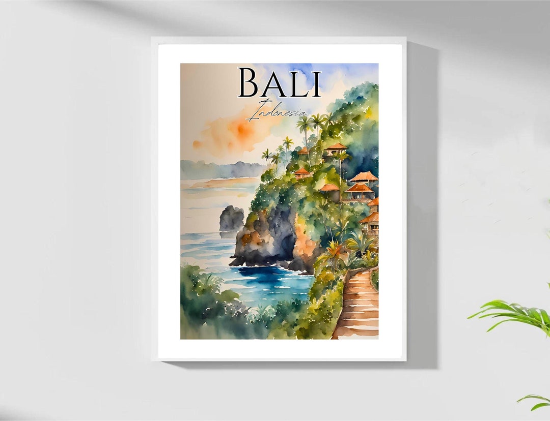 Bali Indonesia Wall Art, Bali Poster Print, Indonesia Decor Gift ...