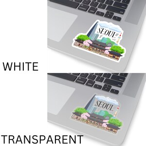 Seoul South Korea Sticker, Travel Sticker, Seoul Travel Gift Laptop ...