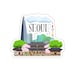 Seoul South Korea Sticker, Travel Sticker, Seoul Travel Gift Laptop ...