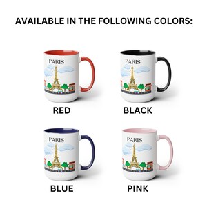 Paris Gift Paris France Landmarks French Gift Mug - Etsy