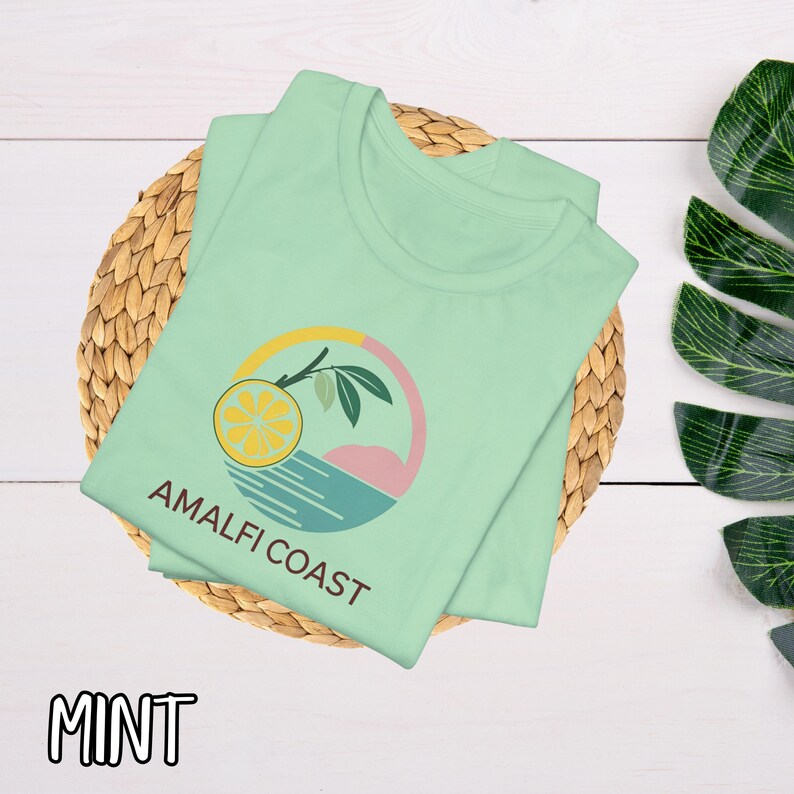 Amalfi Coast T-shirt, Lemon Tree Aesthetic, Amalfi Italy Lemon Tee ...