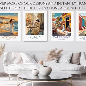 Bodrum Turkey Poster, Pretty Streetscape Print, Travel Gift, Aegean Sea ...