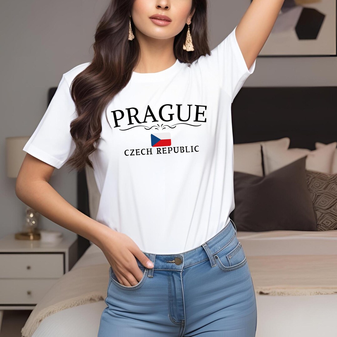 Prague Shirt, Prague Czech Republic T-shirt, Prague Tee, Prague Czech ...