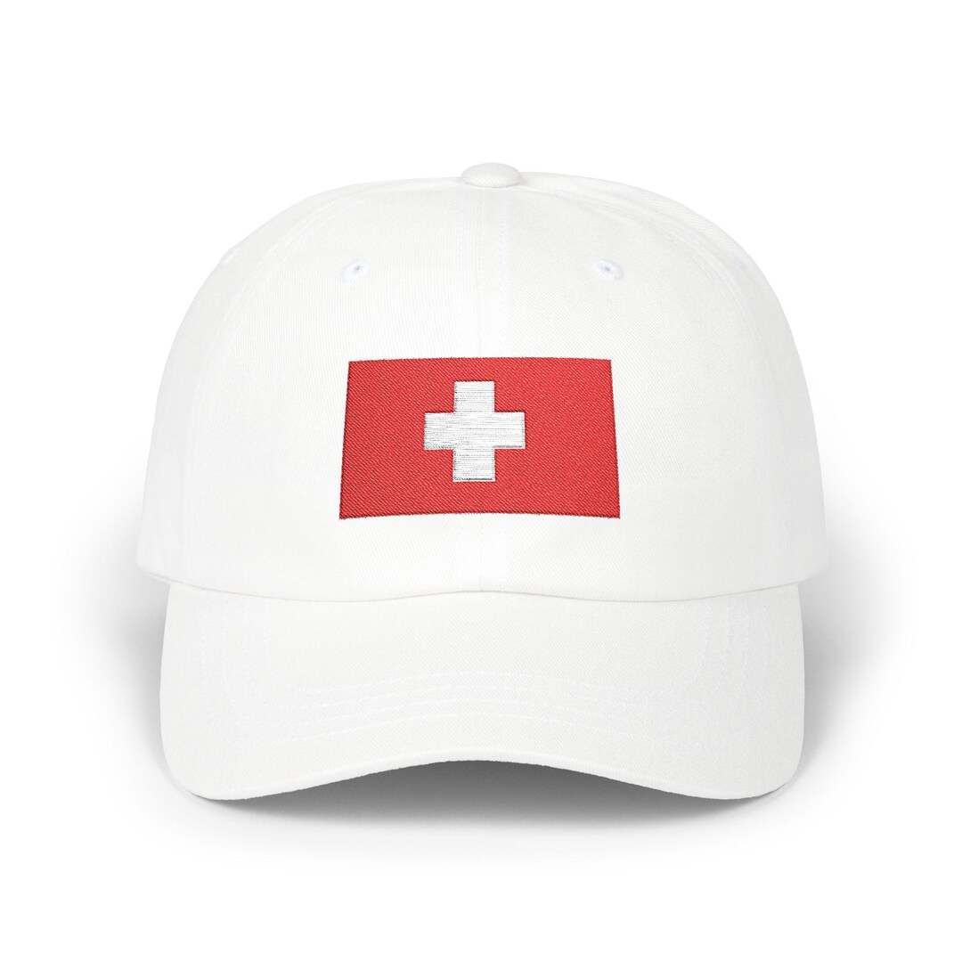 Switzerland Hat, Embroidered Switzerland Baseball Cap, Swiss Flag Hat ...