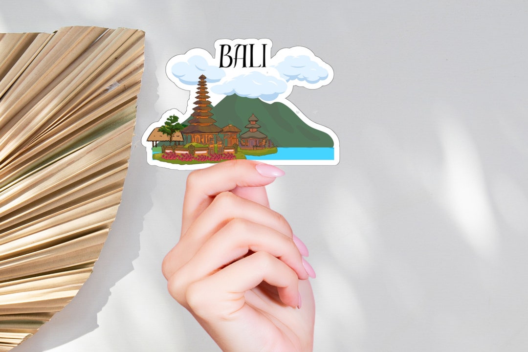Bali Sticker, Travel Sticker, Indonesia Travel Gift, Bali Vacation ...
