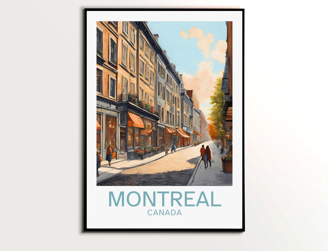 Montreal Wall Art, Montreal Poster, Montreal Art Print, Montreal Canada ...