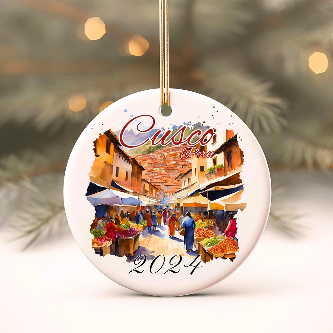 Custom Cusco Peru Ornament, Personalized Ornament, Peru Gift, Cusco ...