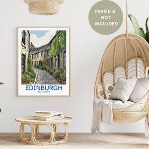 Edinburgh Scotland Poster, Scotland Wall Art, Edinburgh Travel Poster ...