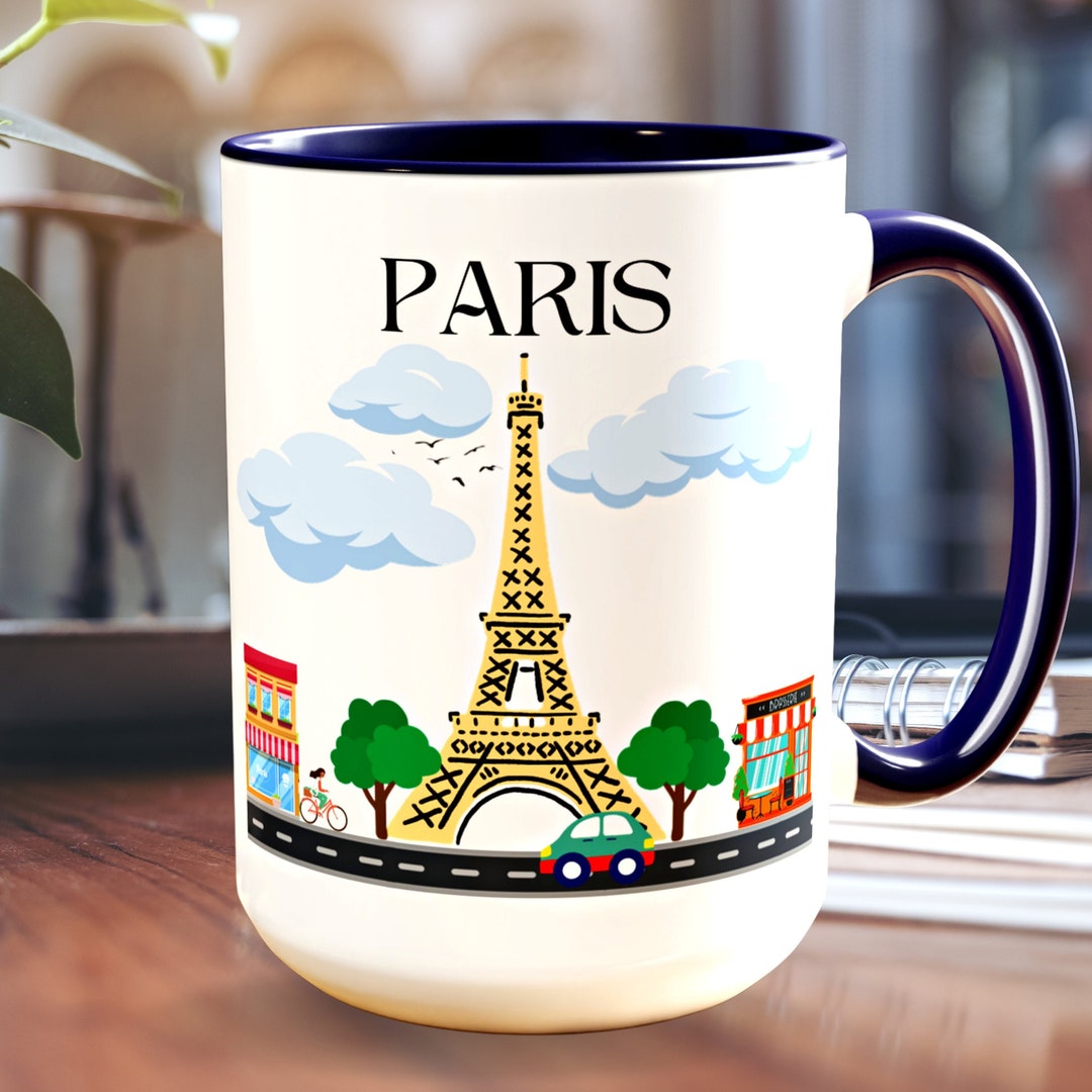 Paris Gift Paris France Landmarks French Gift Mug - Etsy