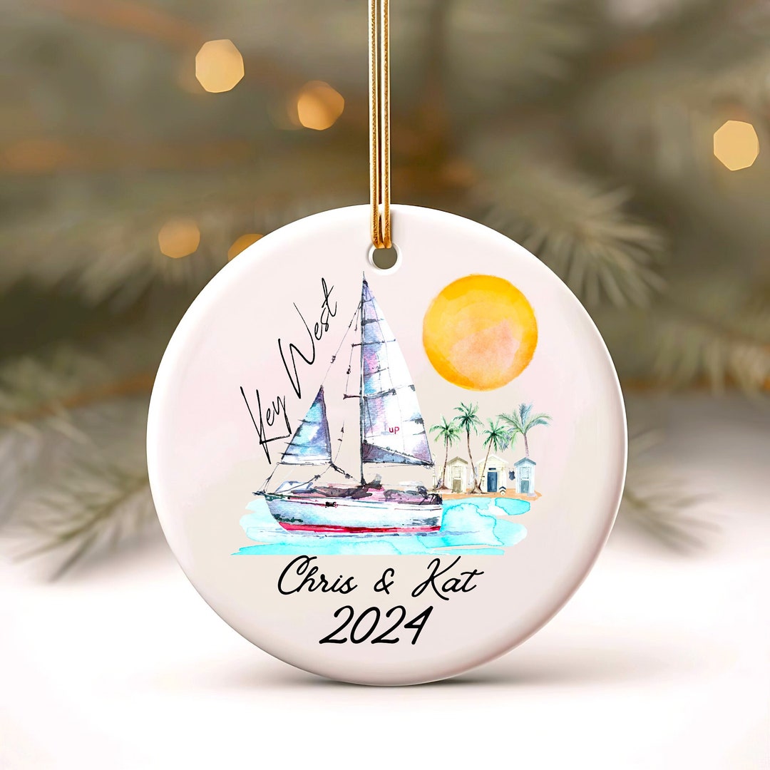 Custom Key West Florida Travel Gift, Key West Vacation, Personalized ...