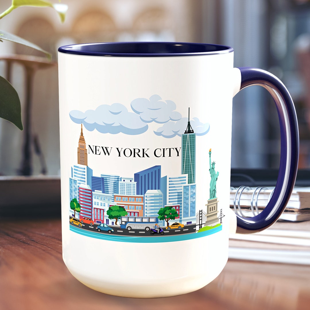 New York City Mug, NYC Gift, New York Travel, Gift for New Yorker - Etsy