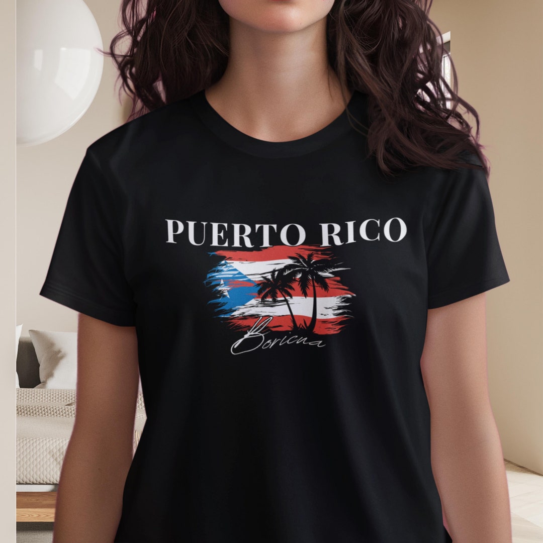 Puerto Rico T-shirt, Puerto Rican Shirt, Puerto Rico Casual Wear ...