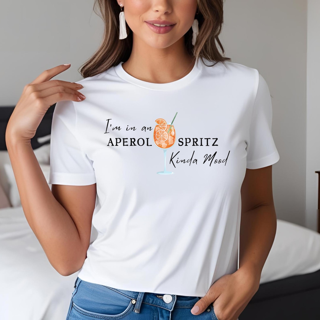 Aperol Spritz Shirt, Fun Aperol Spritz T-shirt,funny Italian Cocktail ...