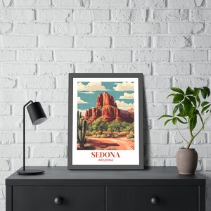 Sedona Arizona Poster, Sedona Wall Art Print, Arizona Travel Gift ...