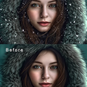 60 Realistic Falling Snow Overlays, Falling Snow, Photoshop Overlays ...