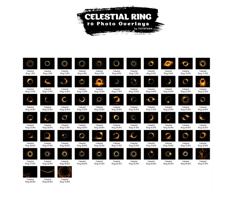 70 CELESTIAL RING Overlays Gold Light Modern Ring Overlays Maternity ...