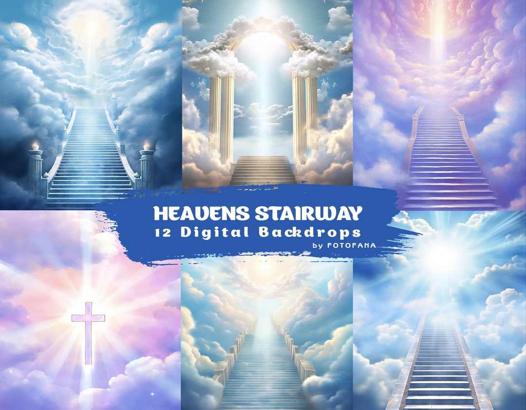 Stairway to Heaven Background Sky Overlays Road to Heven Cloud Overlay ...