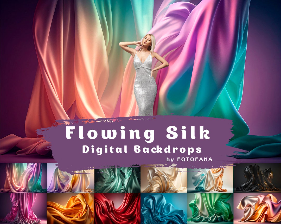 40 Silk Digital Backdrop Overlay Silk Digital Background Photoshop ...
