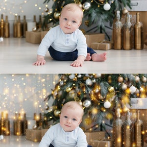Bokeh String Light Overlays, Christmas Overlays, Fairy Light Photoshop ...