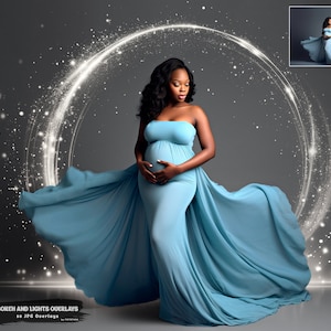 50 Bokeh and Lights Overlays Gold Maternity Rings Christmas Overlays ...