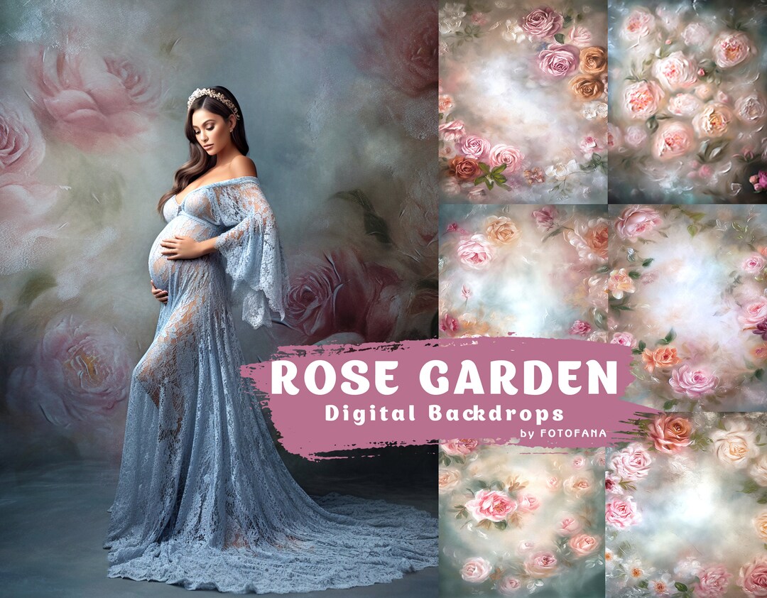 10 Floral Fine Art Portrait Texture Photography Digital Background ...