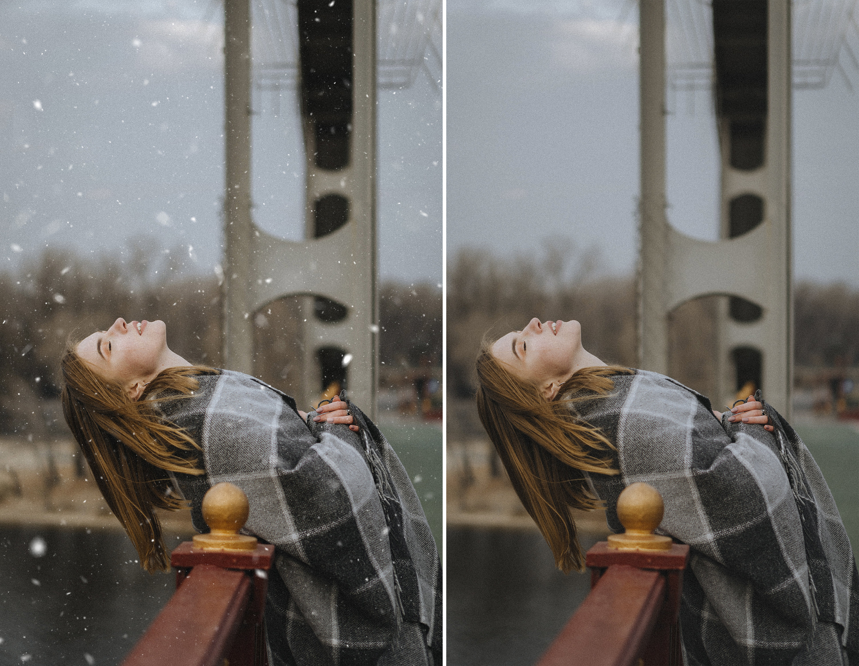 60 Realistic Falling Snow Overlays, Falling Snow, Photoshop Overlays ...