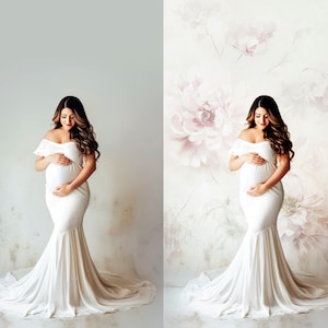 25 Floral Textures Fine Art Digital Backdrops Maternity Backdrop ...