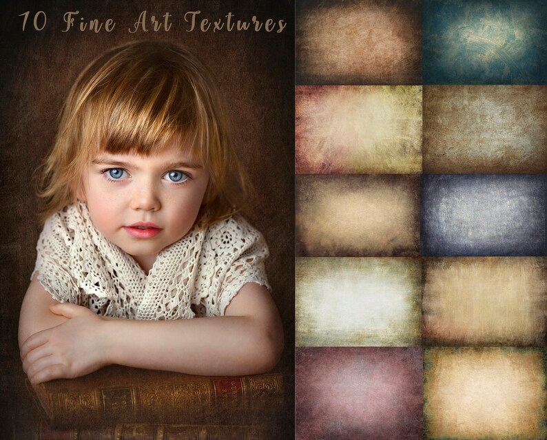 10 Fine Art Portrait Texture Photography Digital Background - Etsy