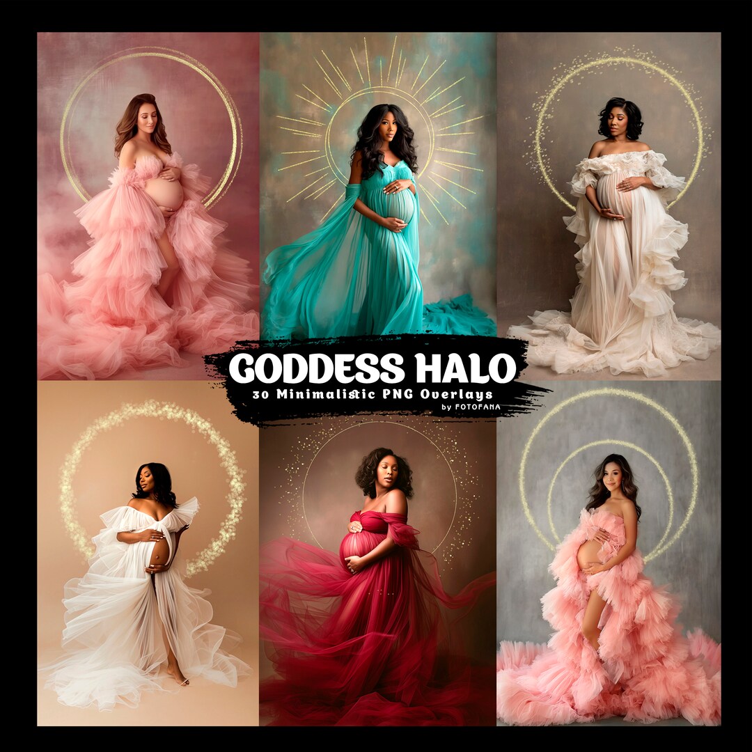 30 MATERNITY RING Overlays Photoshop Overlay Maternity Halo Overlay ...