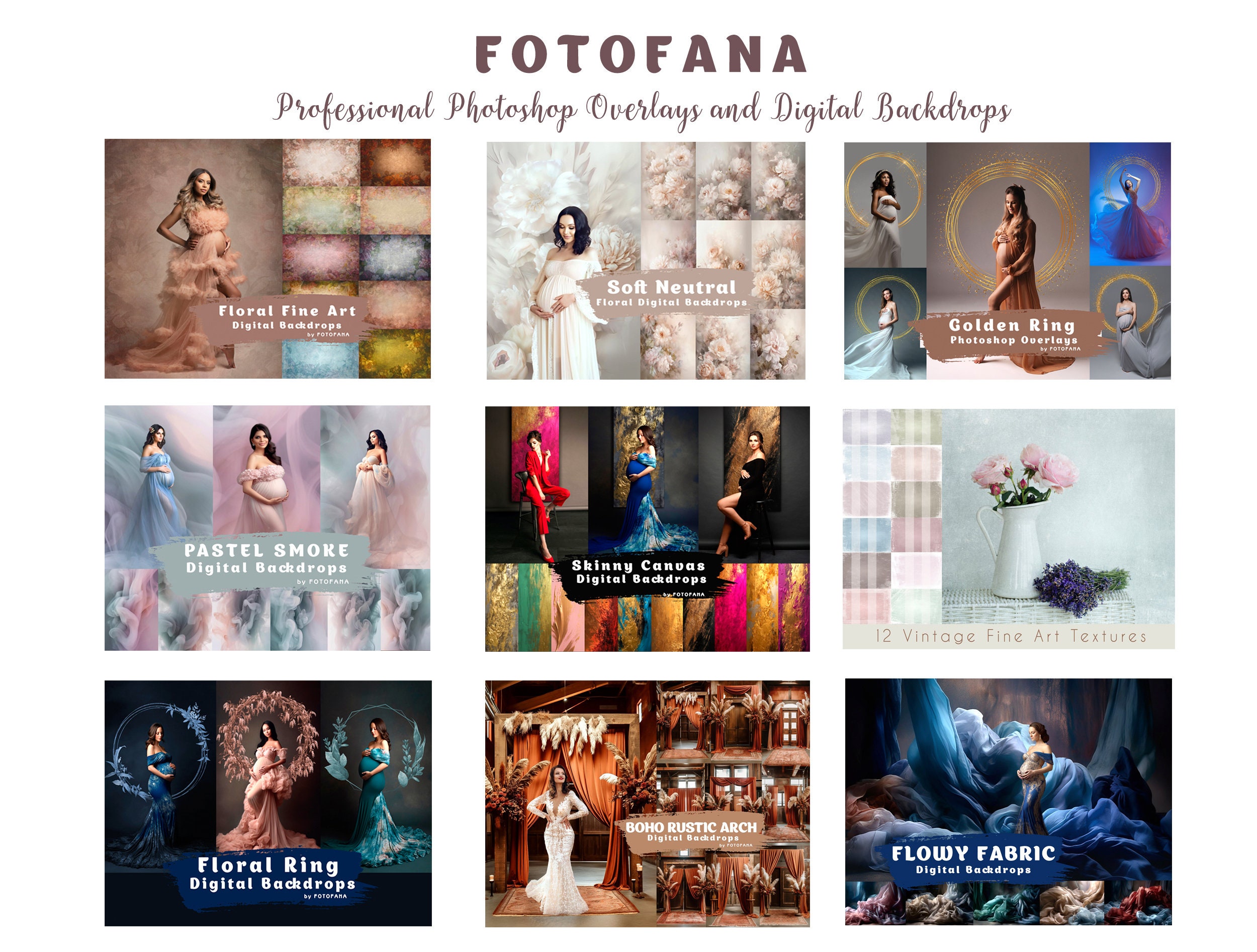 18 Skinny Canvas Digital Backdrops Maternity Digital Backgrounds ...