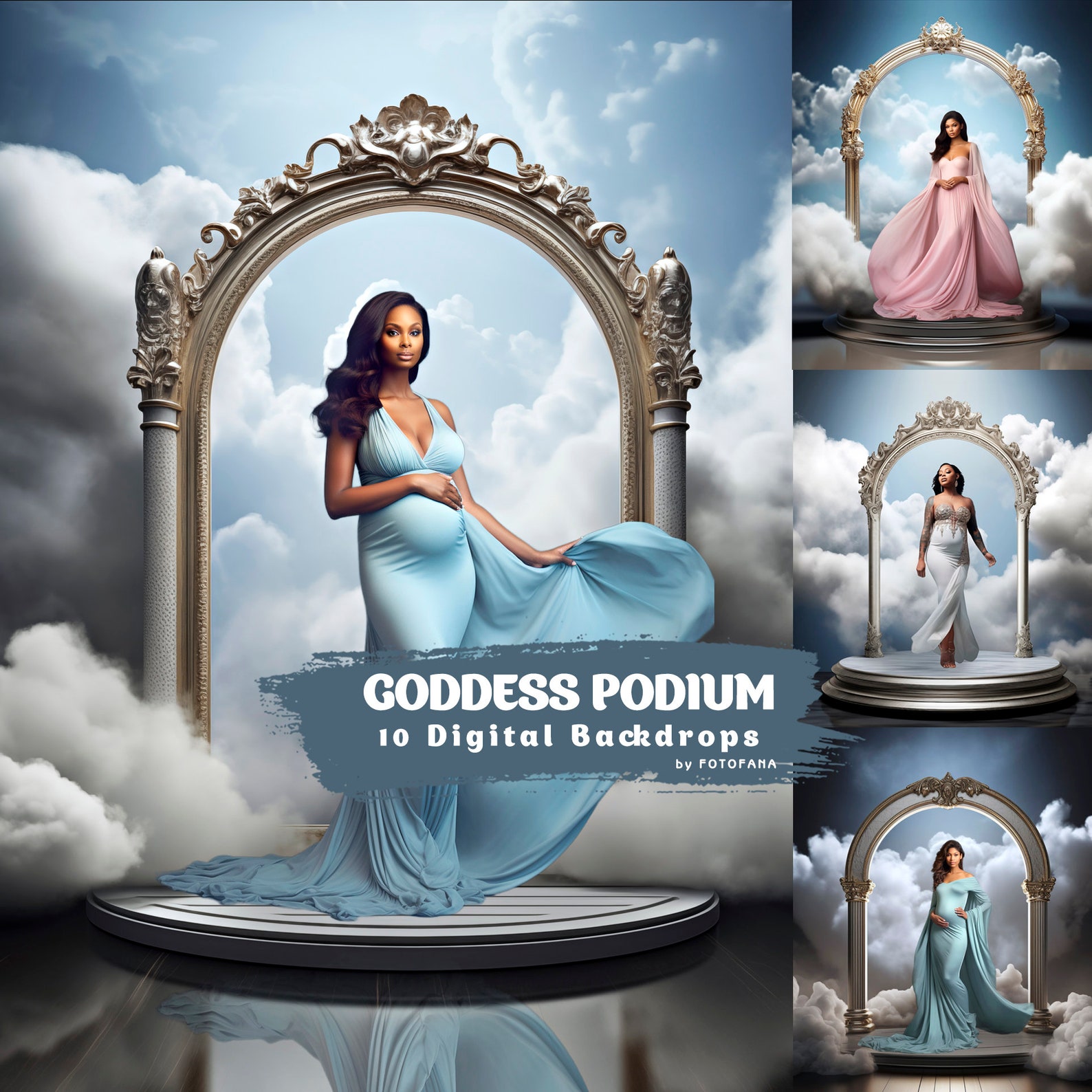 10 Maternity Digital Backdrop Princess Backdrops Maternity Digital ...