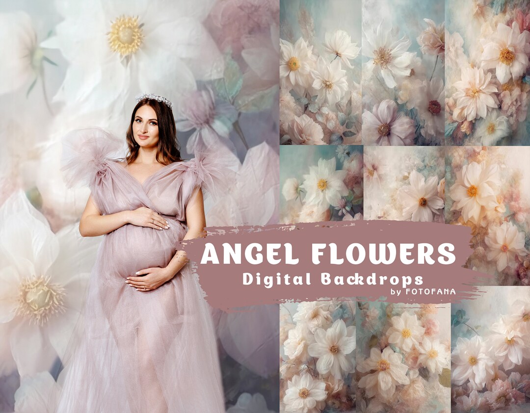 Floral Digital Backdrops Fine Art Floral Digital Backdrops Maternity ...