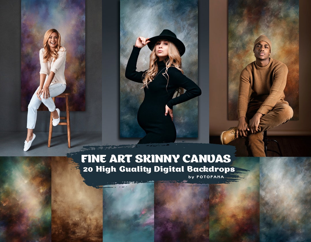 20 Skinny Canvas Digital Background Maternity Backdrop Studio Backdrop ...
