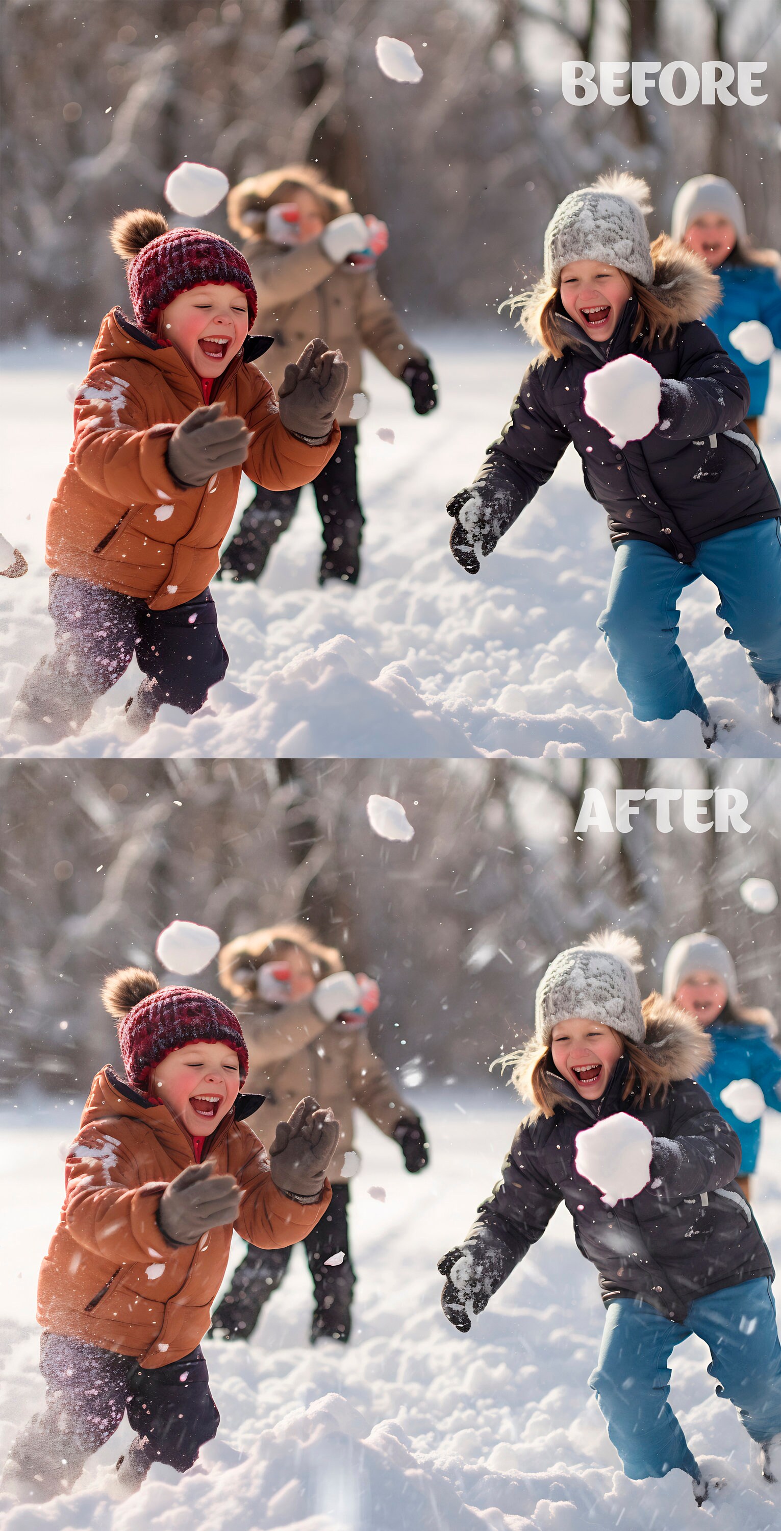 50 Realistic SNOW Overlays Falling Snow Overlays Dust Photoshop ...