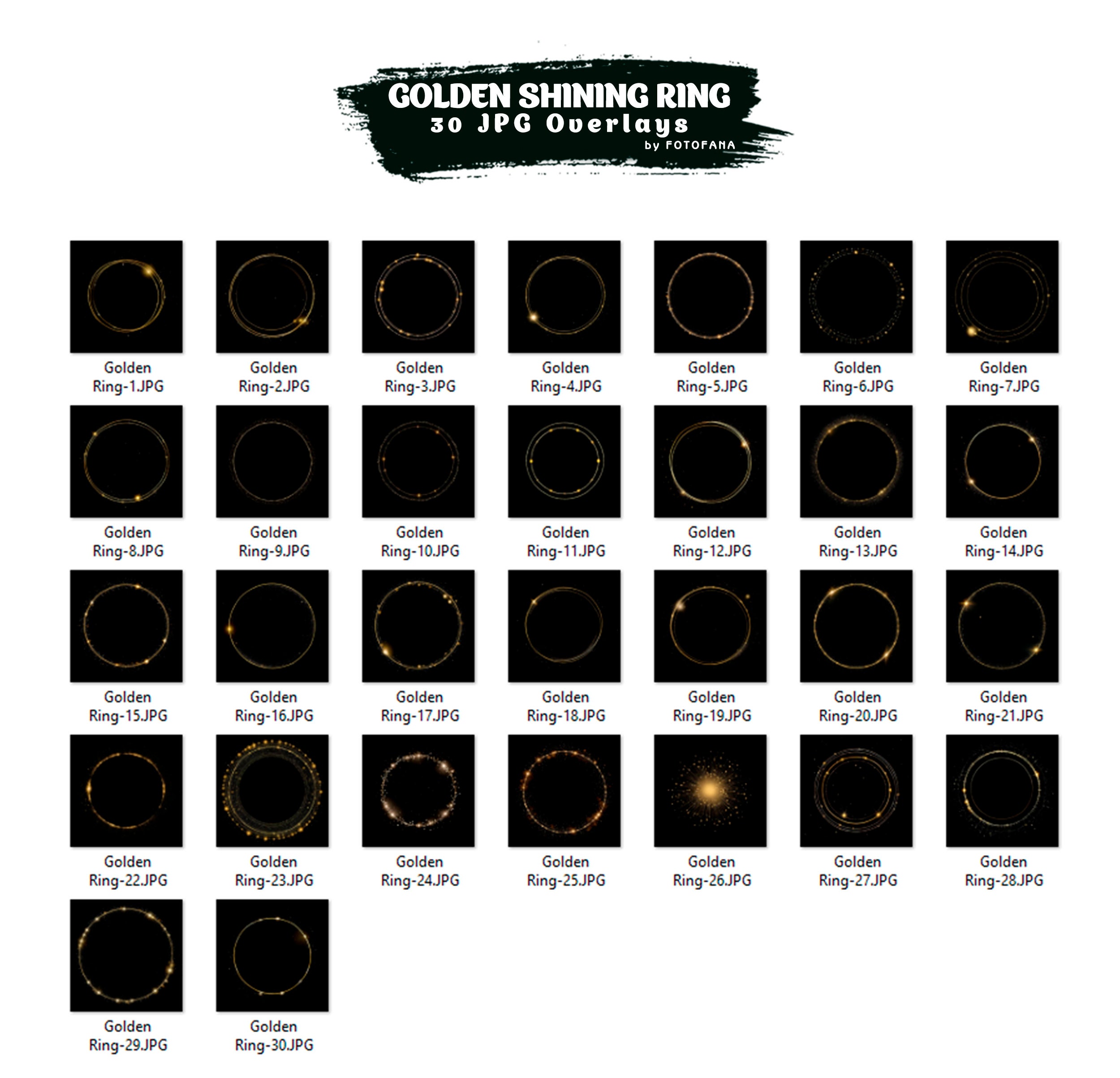 30 Shining Ring Maternity Overlays Gold Maternity Rings Circle Overlays ...