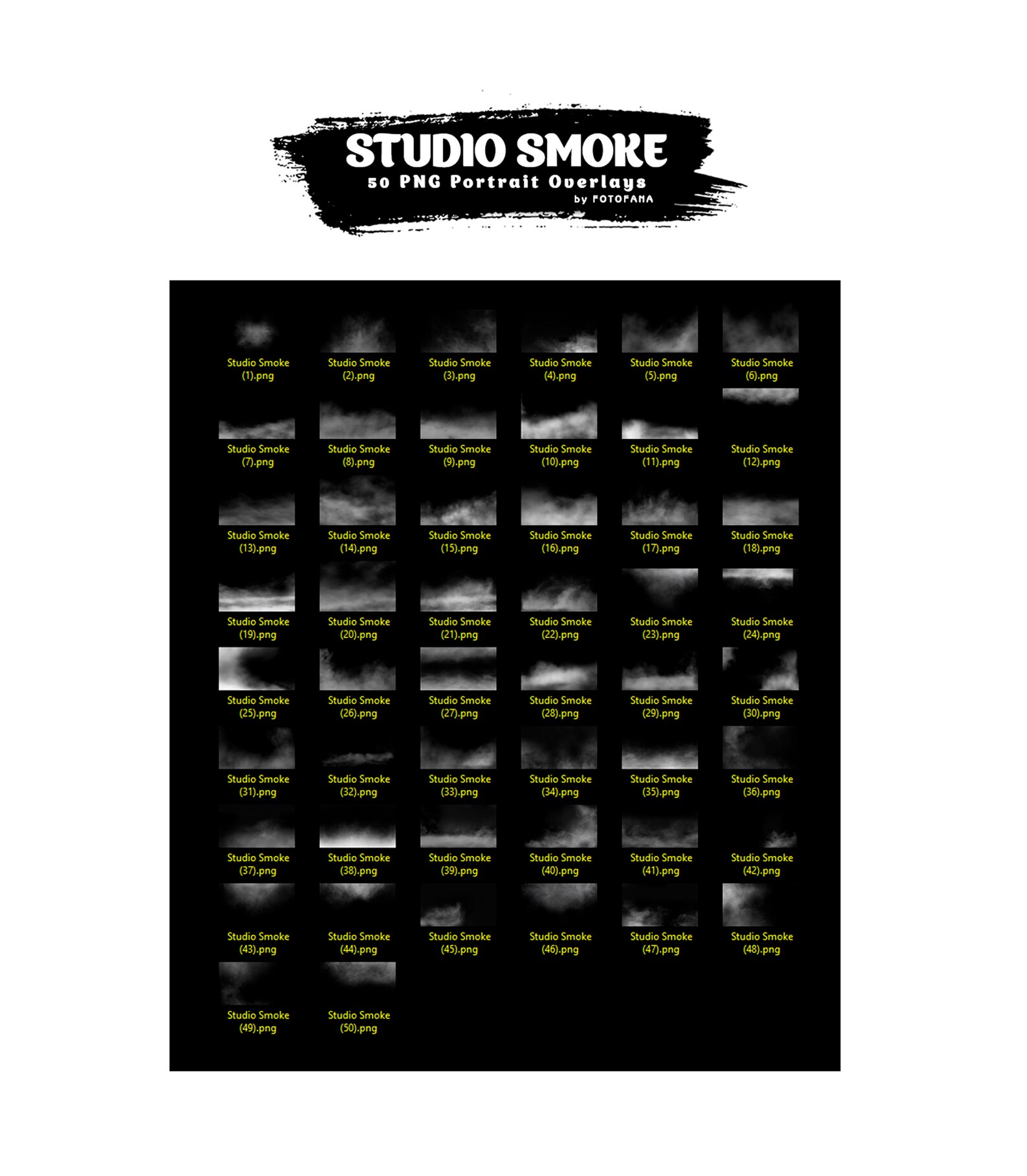 50 Smoke Digital Overlays Backdrops Digital Maternity Studio Overlays ...