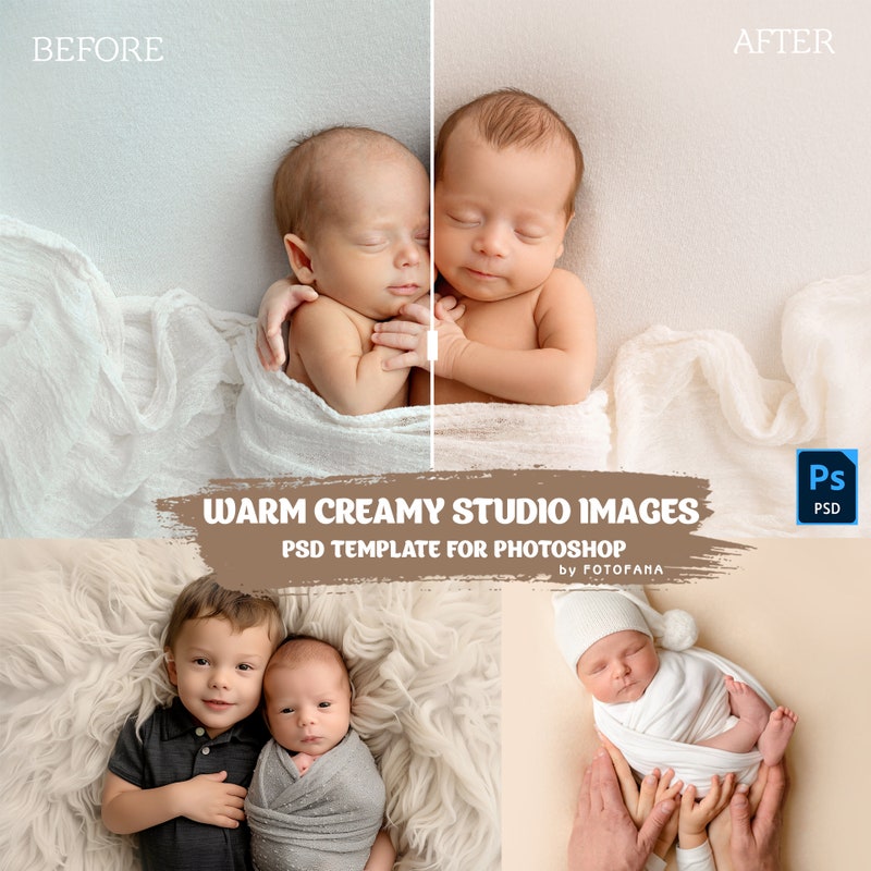 Baby Photoshop Templates - Etsy UK