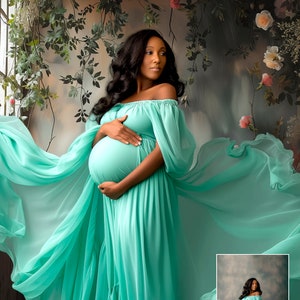 23 FLORAL BACKDROPS Maternity Digital Backdrop Overlay Maternity Floral ...