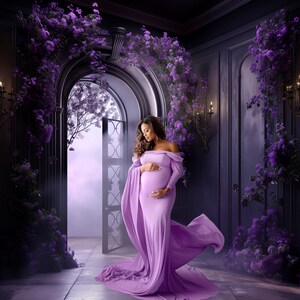 Maternity Backdrops Overlay Floral Backgrounds Digital Backdrop Floral ...